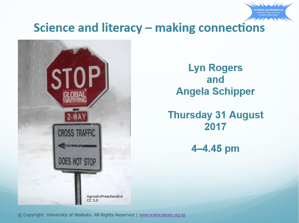 Science and literacy – making connections — Science Learning Hub