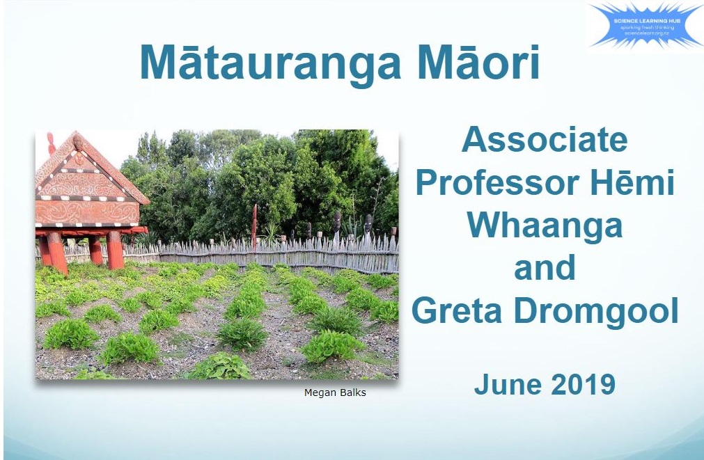 Mātauranga Māori – slideshow — Science Learning Hub