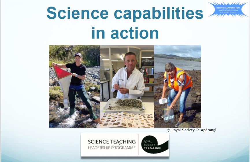 Science capabilities in action – slideshow — Science Learning Hub