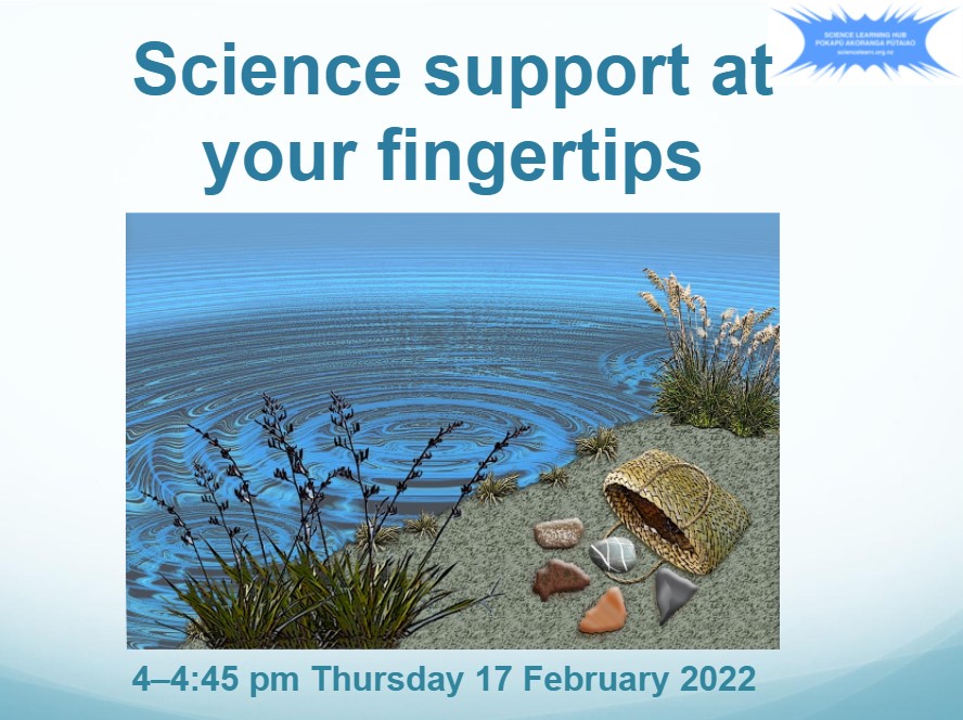 Science support at your fingertips – slideshow — Science Learning Hub