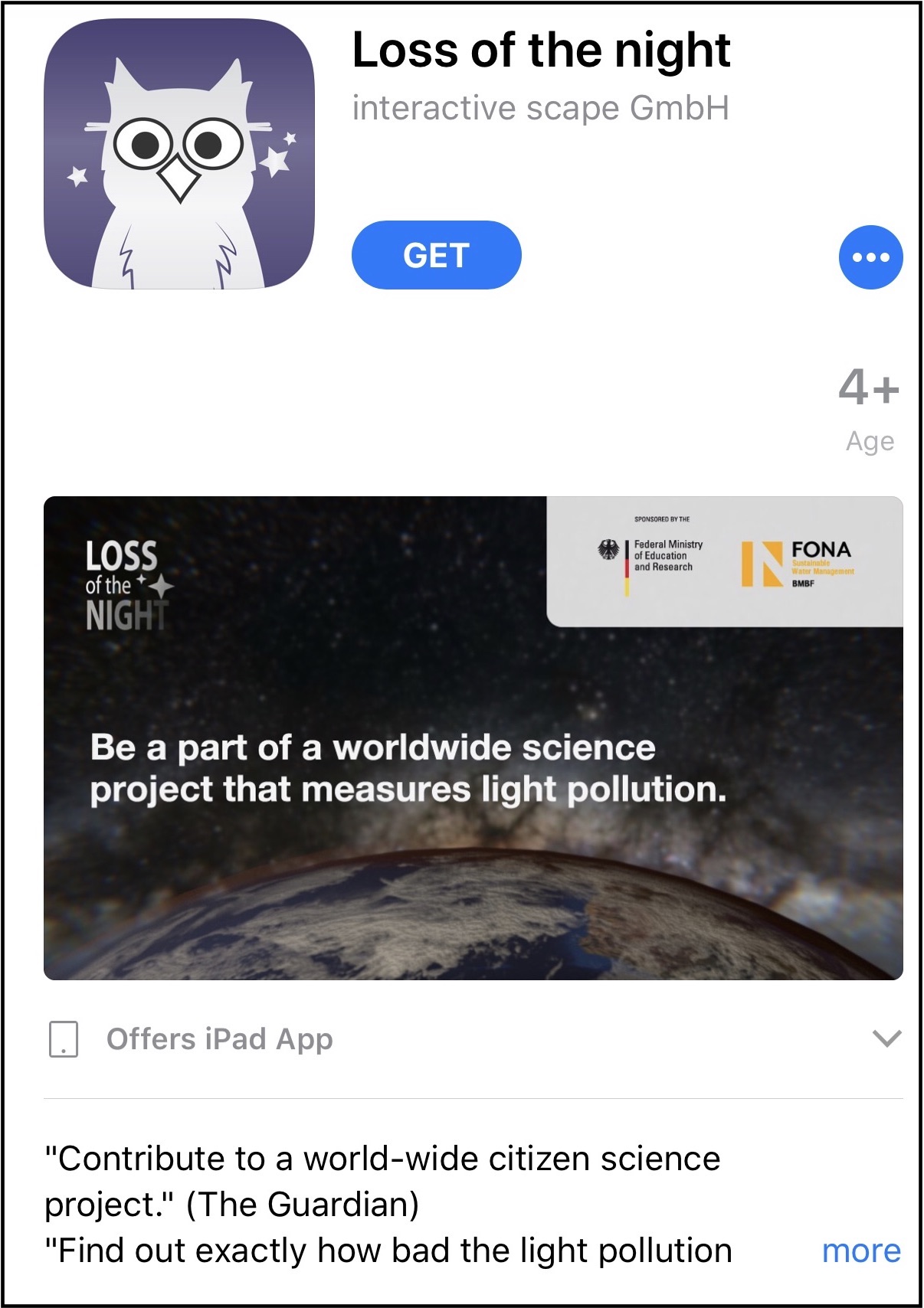 Loss of the Night — Science Learning Hub