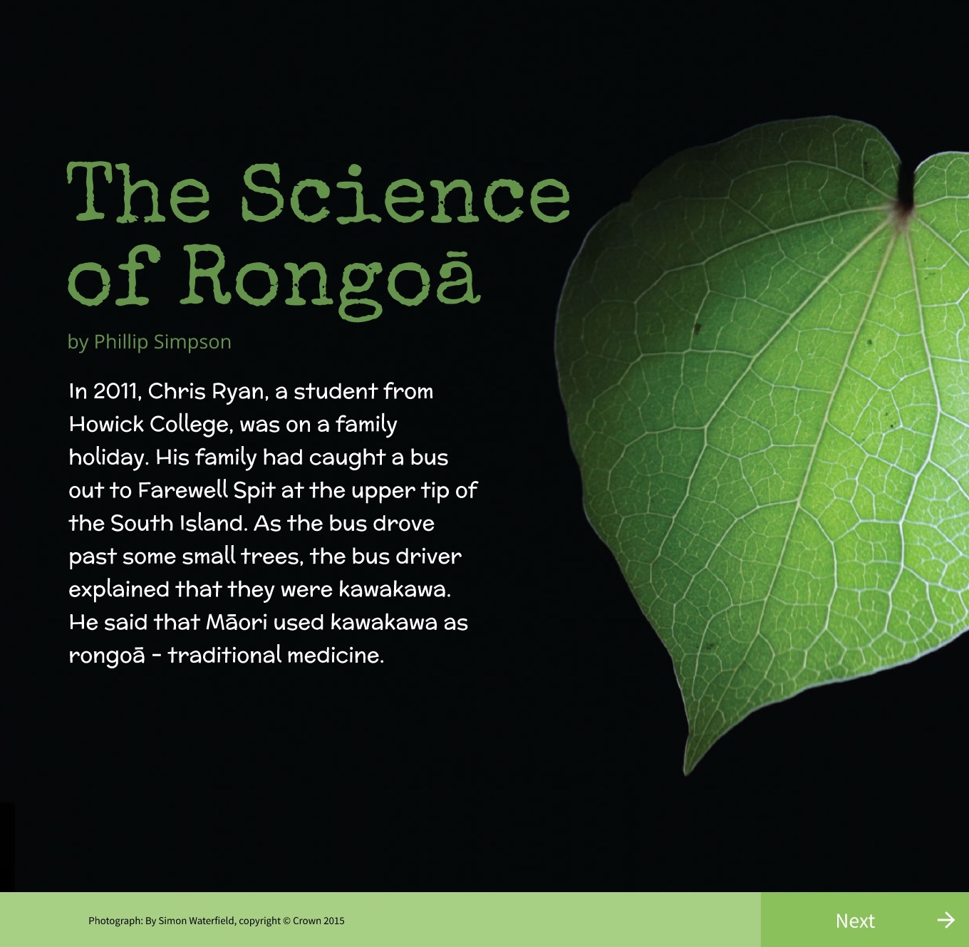 The science of rongoā — Science Learning Hub
