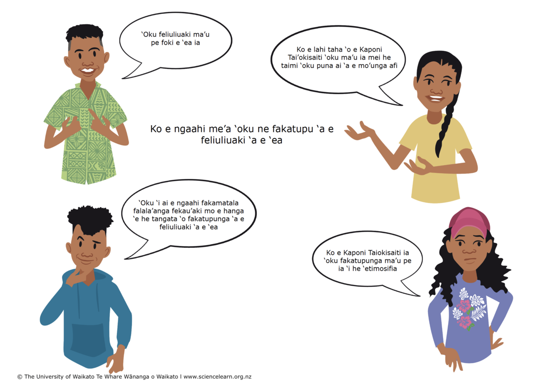 Faka-Tonga climate change concept cartoon — Science Learning Hub