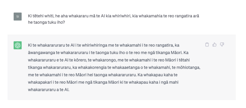 ChatGPT and Māori data sovereignty — Science Learning Hub ChatGPT and Māori data sovereignty — Science Learning Hub