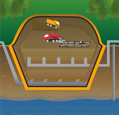 Modern landfill system — Science Learning Hub